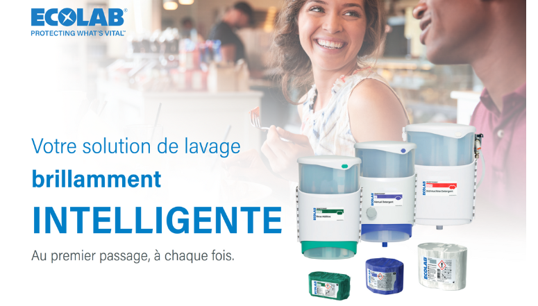 SMARTPOWER™, votre solution intelligente pour le lavage de la vaisselle professionnelle